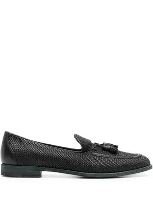 Fratelli Rossetti Interwoven Leather Loafers