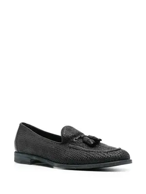 Fratelli Rossetti Interwoven Leather Loafers