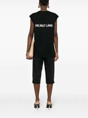 Helmut Lang Logo-print Sleeveless T-shirt