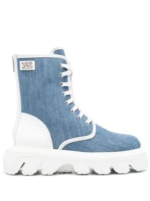 Casadei Generation C Denim Boots