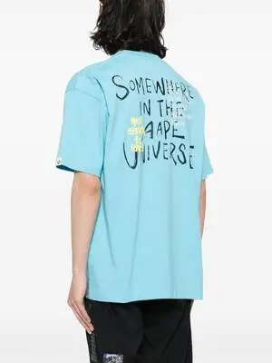 AAPE BY *A BATHING APE Theme Graphic-print Cotton T-shirt