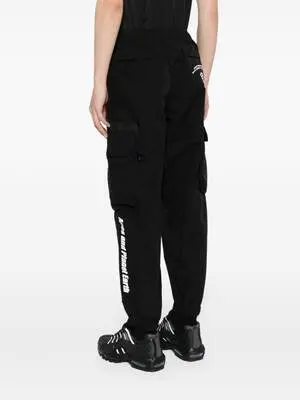 AAPE BY *A BATHING APE® Logo-appliqué Tapered Cargo Trousers
