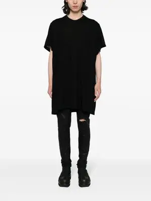 JULIUS Fine-knit Cotton T-shirt - Black