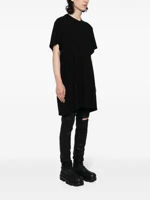 JULIUS Fine-knit Cotton T-shirt - Black