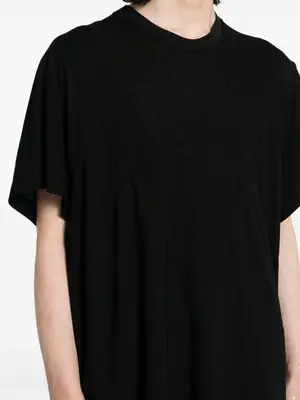 JULIUS Fine-knit Cotton T-shirt - Black