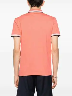 BOSS Logo-embroidered Piqué Polo Shirt - Orange