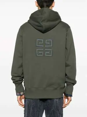 Givenchy 4g-embroidered Cotton Hoodie