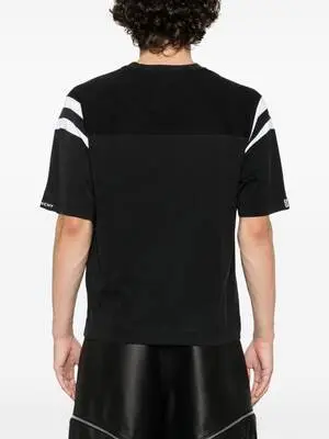 Givenchy Panelled V-neck Cotton T-shirt