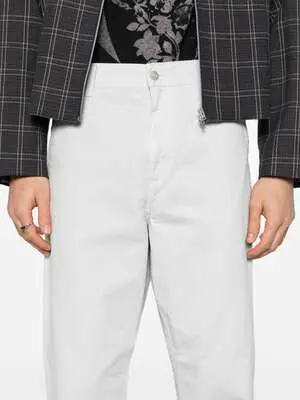 Carhartt Work In Progress Single Knee Straight-leg Trousers - Grey