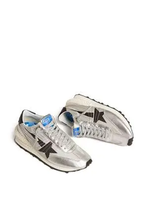 GOLDEN GOOSE Marathon Ripstop Sneakers - Silver
