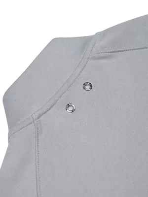 TEAM WANG DESIGN Logo-print Zipped Track Jacket - Grey