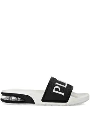 PLEIN SPORT Logo-print Slides