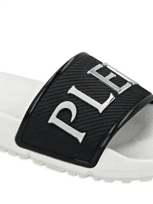 PLEIN SPORT Logo-print Slides
