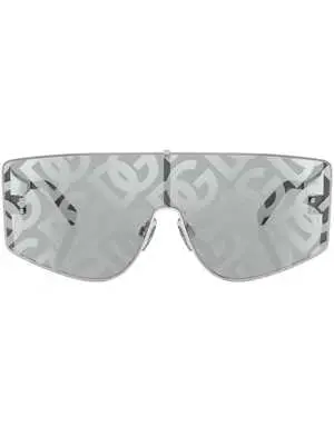 Dolce & Gabbana Mask Sunglasses - Silver