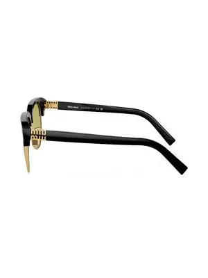 Miu Miu Navigator Sunglasses - Black