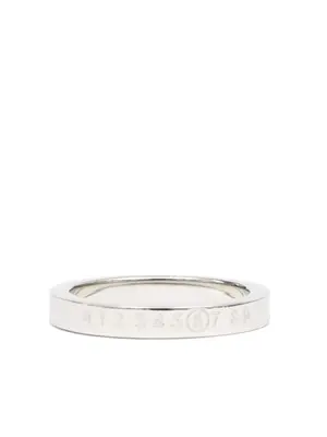 MAISON MARGIELA Engraved Ring - Silver