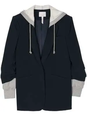 Cinq À Sept Layered Hooded Blazer