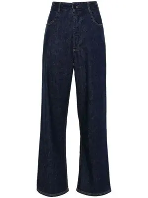 BASERANGE High-waisted Straight-leg Jeans