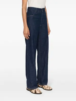 BASERANGE High-waisted Straight-leg Jeans