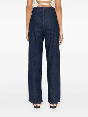 BASERANGE High-waisted Straight-leg Jeans