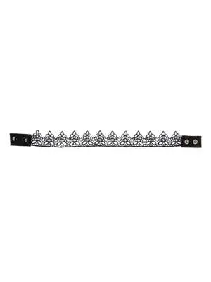 MANOKHI Lace Choker Necklace - Black