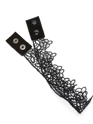 MANOKHI Lace Choker Necklace - Black