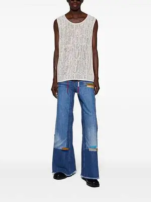 Marni Logo-patch Cotton Jeans