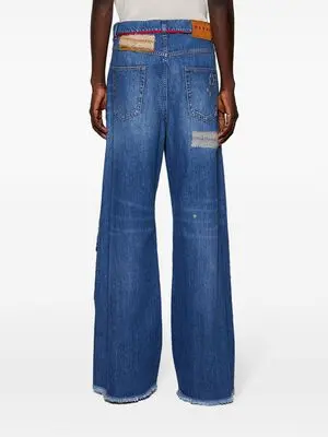 Marni Logo-patch Cotton Jeans