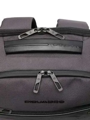 PIQUADRO Logo-plaque Panelled Backpack