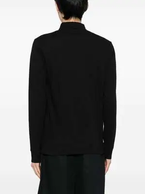 BOSS Logo-appliqué Long-sleeved Polo Shirt