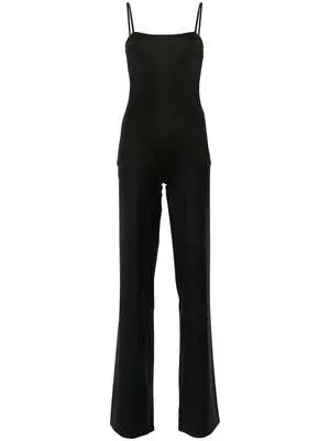 Christopher Esber Talus Wool Jumpsuit - Black