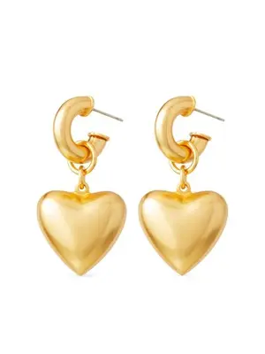 ROXANNE ASSOULIN The Puffy Heart Drop Earrings - Gold