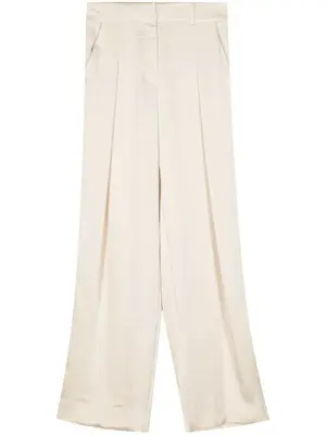 Simkhai Mercer Satin Trousers - Neutrals