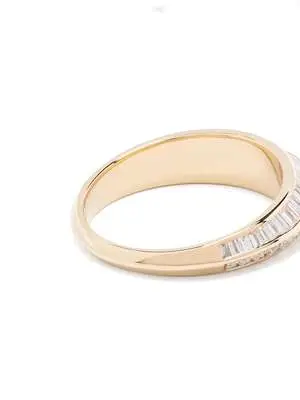 Lizzie Mandler Diamond Crescent Ring - Gold
