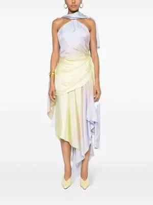 Zimmermann Harmony Asymmetric Midi Dress