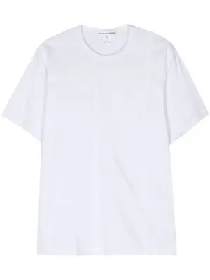 Comme Des Garçons Crew-neck Cotton T-shirt - White