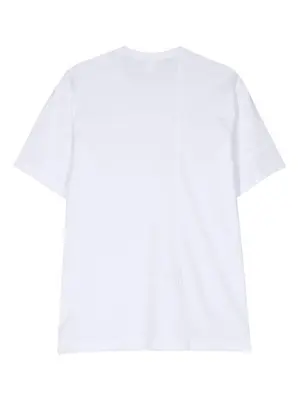 Comme Des Garçons Crew-neck Cotton T-shirt - White
