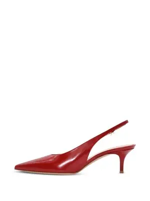 GIANVITO ROSSI Leather Slingback Pumps