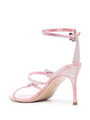 SOPHIA WEBSTER 85mm Grace Mid Leather Sandals