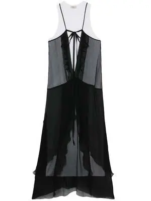 N°21 Layered Silk Midi Dress
