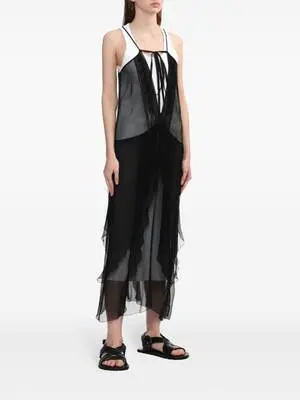 N°21 Layered Silk Midi Dress