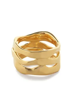 Monica Vinader Gold Tone Rings