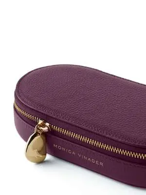 Monica Vinader Logo-stamp Leather Jewellery Box