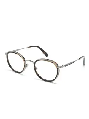Moncler Round-frame Glasses - Brown