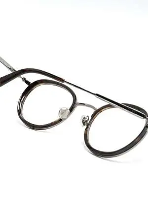 Moncler Round-frame Glasses - Brown