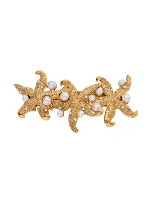 JENNIFER BEHR Thalassa Pearl Barrette - Gold