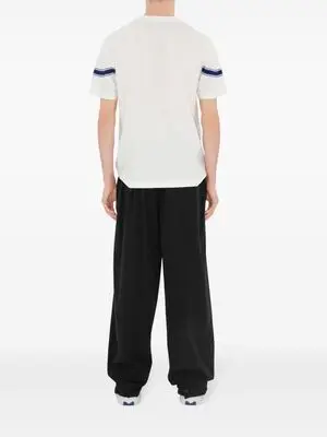 Burberry Striped-detail Cotton T-shirt