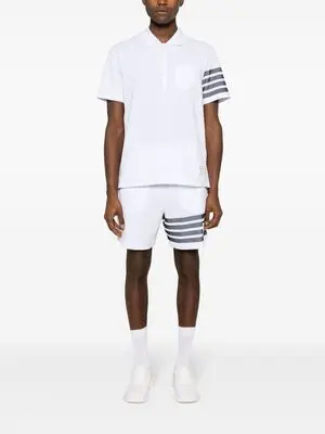 Thom Browne 4-bar Cotton Polo Shirt