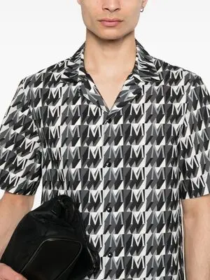 Moncler Monogram-print Cotton Shirt