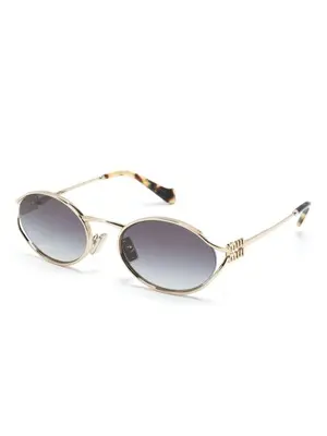 Miu Miu Oval-frame Sunglasses